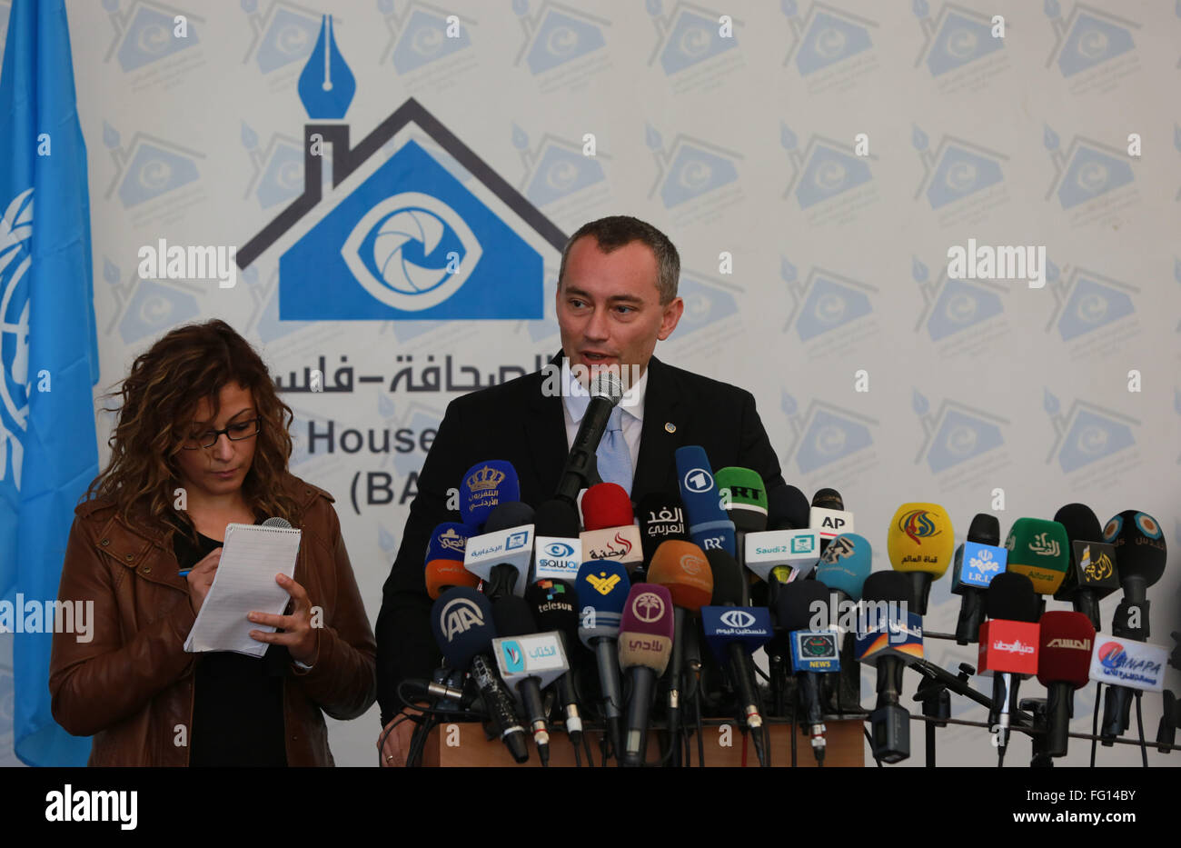 Special coordinator for the middle east peace process hi-res stock ...