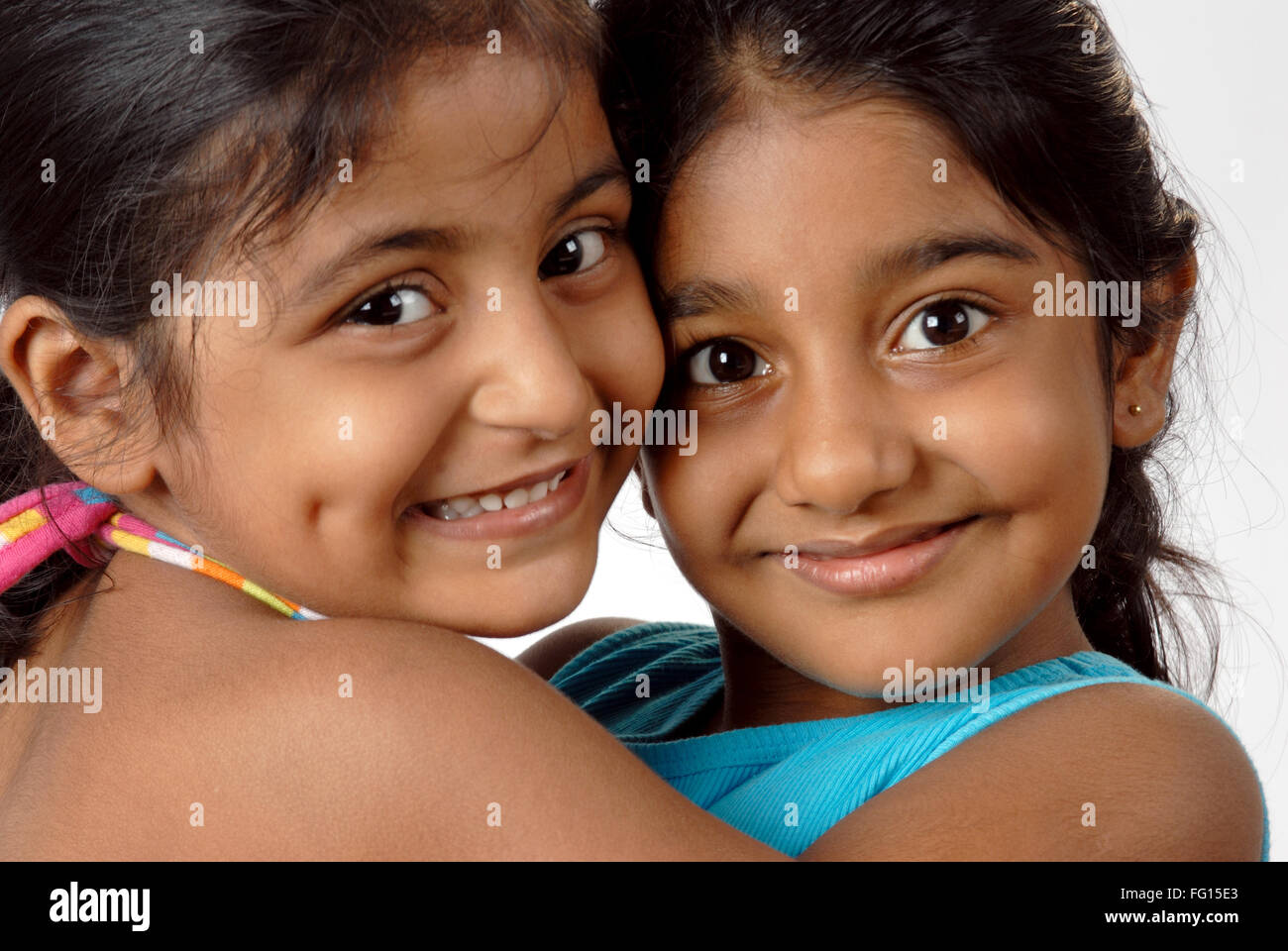 Indian two friends hugging smiling hi-res stock photography and images ...