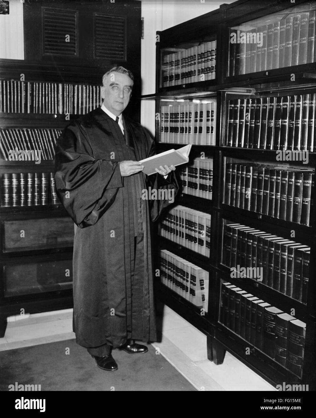 FREDERICK VINSON (1890-1953). /nAmerican jurist. Photographed shortly ...