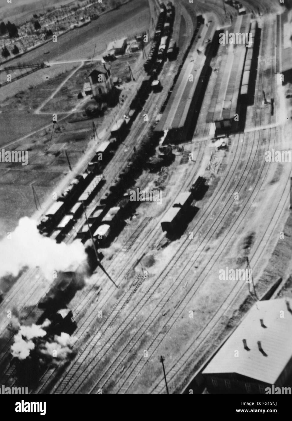 WWII: TRAIN BOMBING. /nFighter pilots of the British Desert Air Force ...