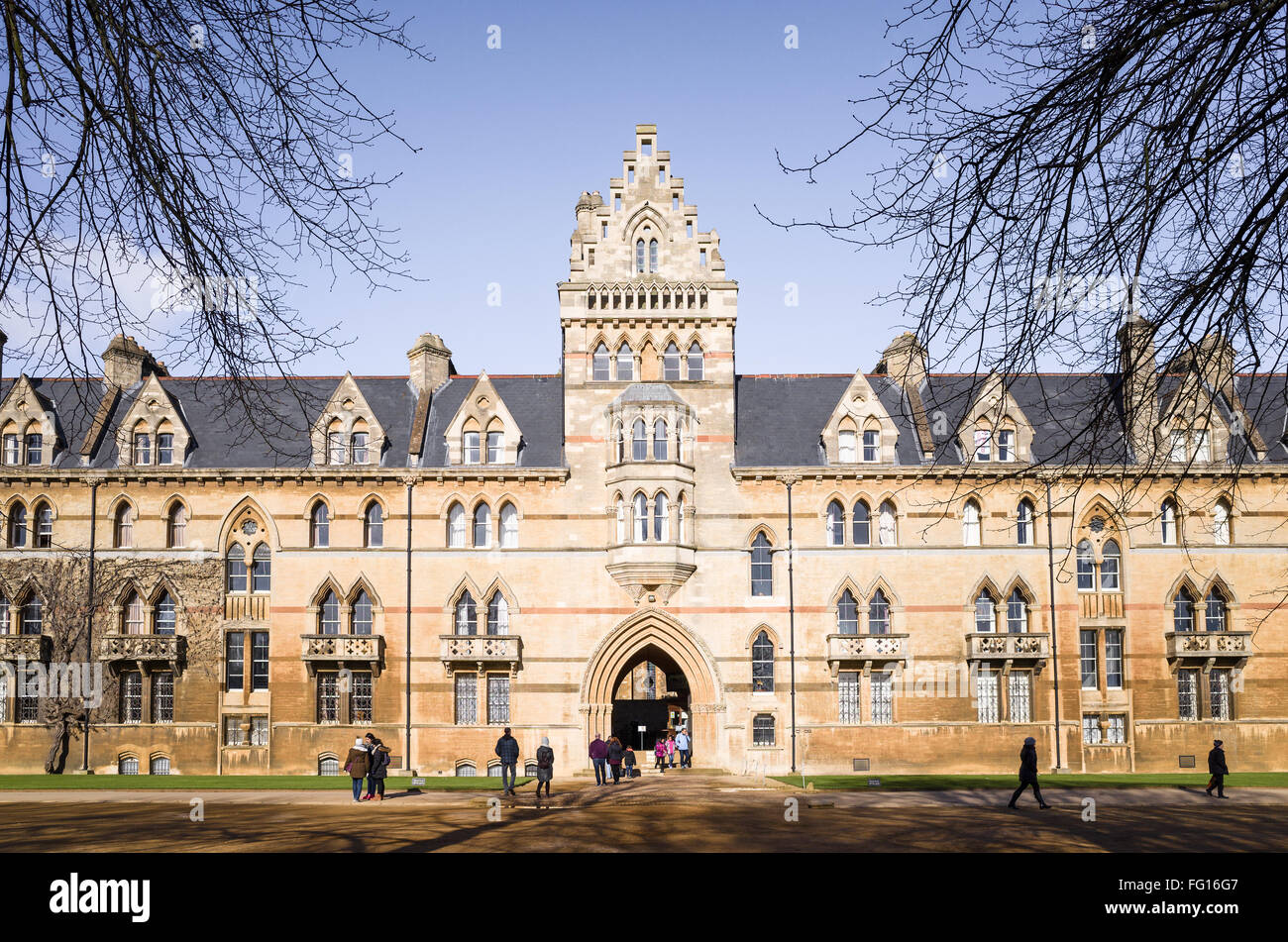 Christ church oxford entrance hi-res stock photography and images - Alamy