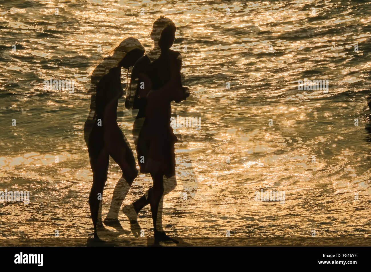 Two women walking side by side hi-res stock photography and images - Alamy