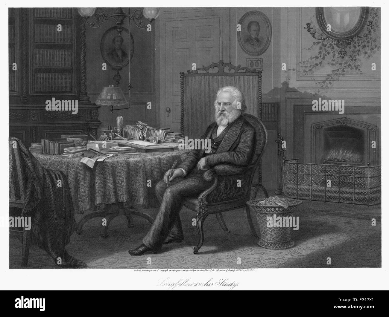 HENRY WADSWORTH LONGFELLOW /n(1807-1882). American poet. Longfellow in ...