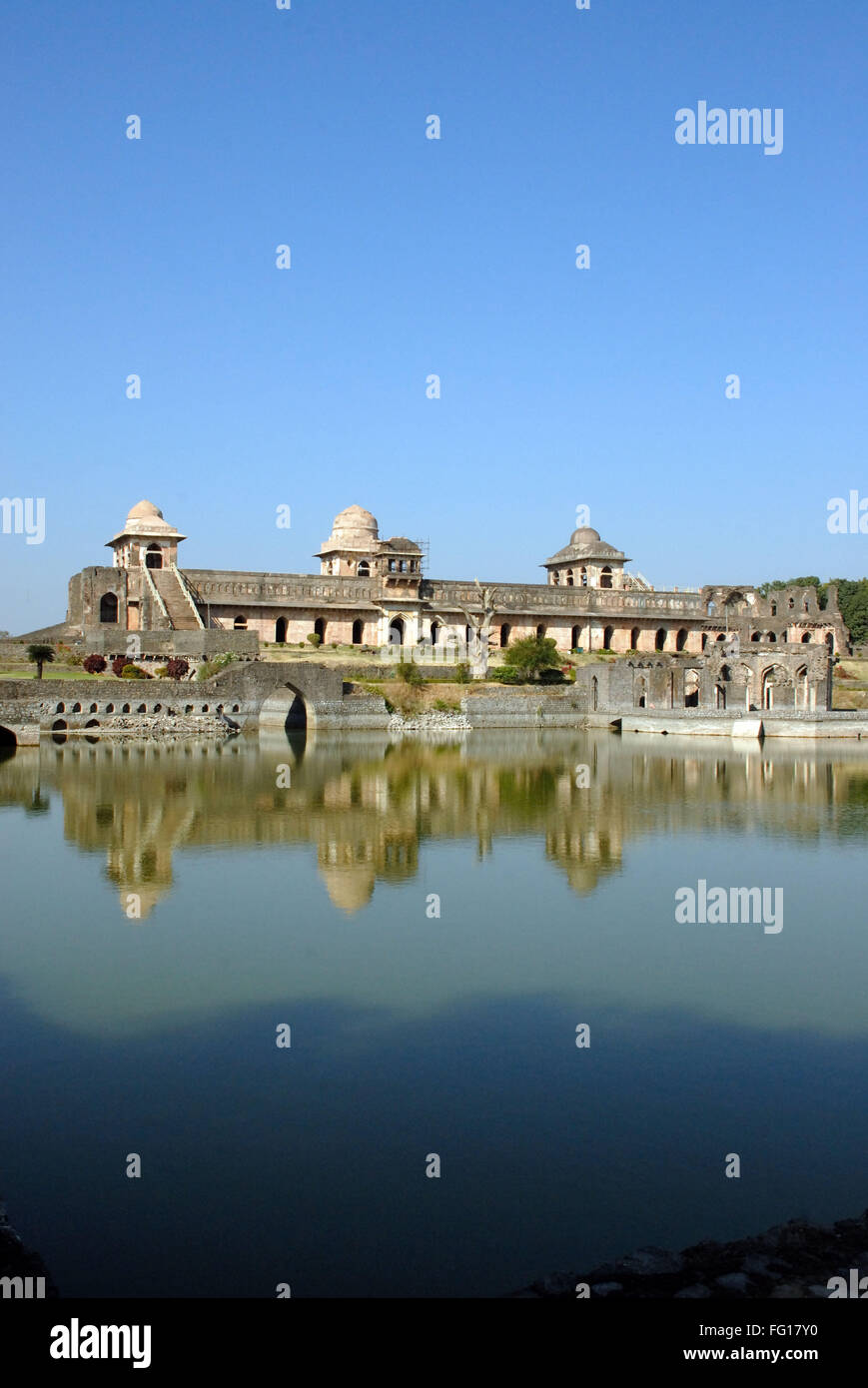 Jahaz Mahal , Mandu , District Dhar , Madhya Pradesh , India Stock ...