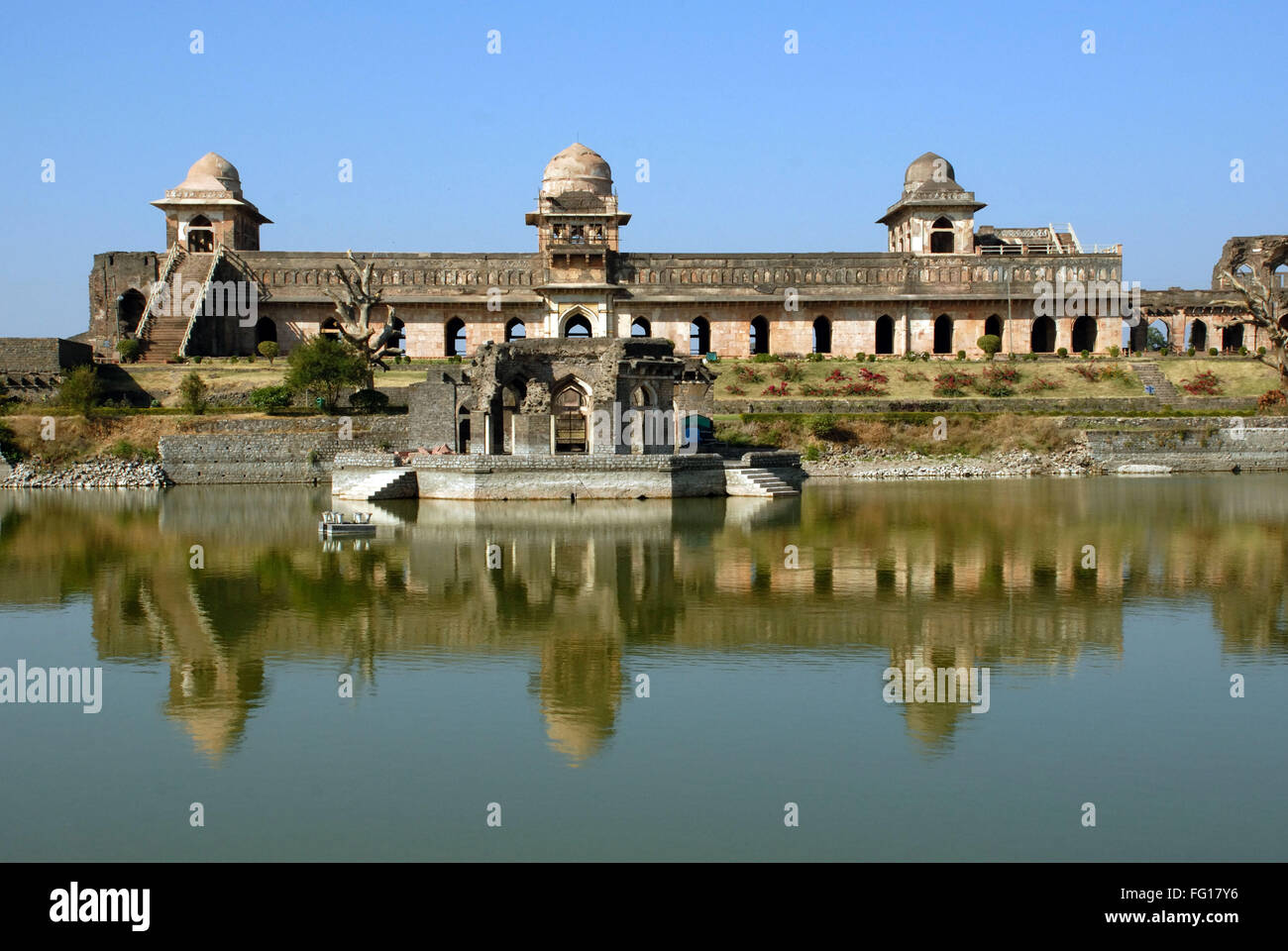 Jahaz Mahal , Mandu , District Dhar , Madhya Pradesh , India Stock ...