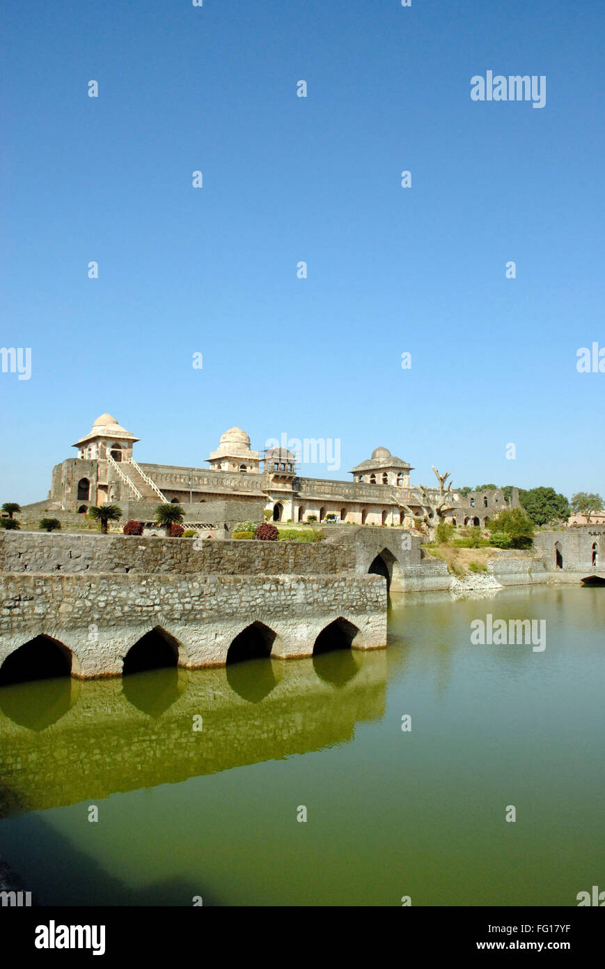 Jahaz Mahal , Mandu , District Dhar , Madhya Pradesh , India Stock ...