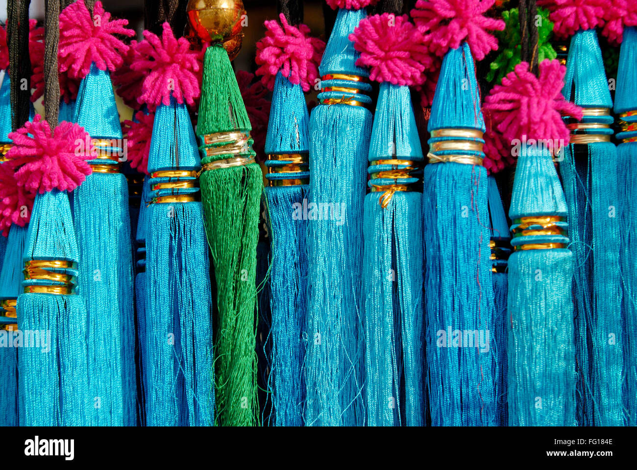 Decorative material , nylon thread , different Color Stock Photo - Alamy