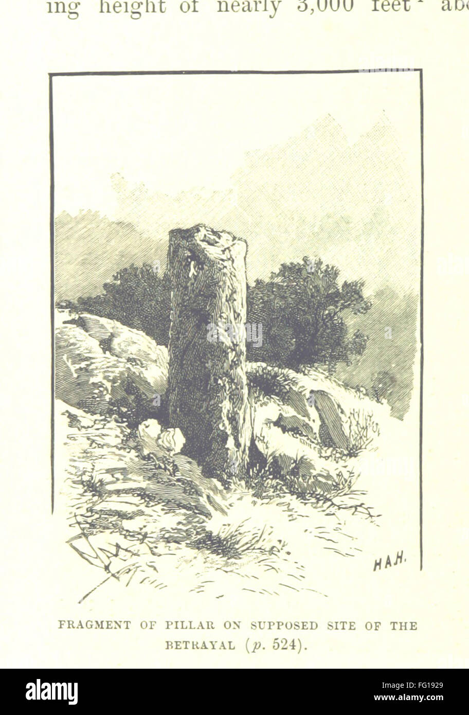 An illustration from 'The Holy Land and the Bible', depicting scenes ...