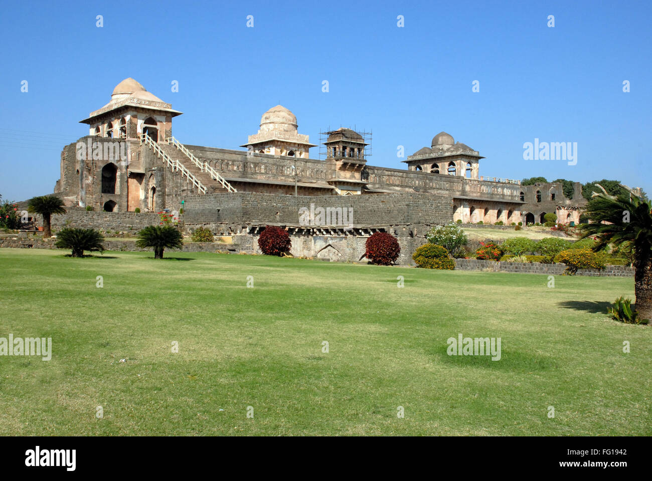 Jahaz Mahal , Mandu , District Dhar , Madhya Pradesh , India Stock ...