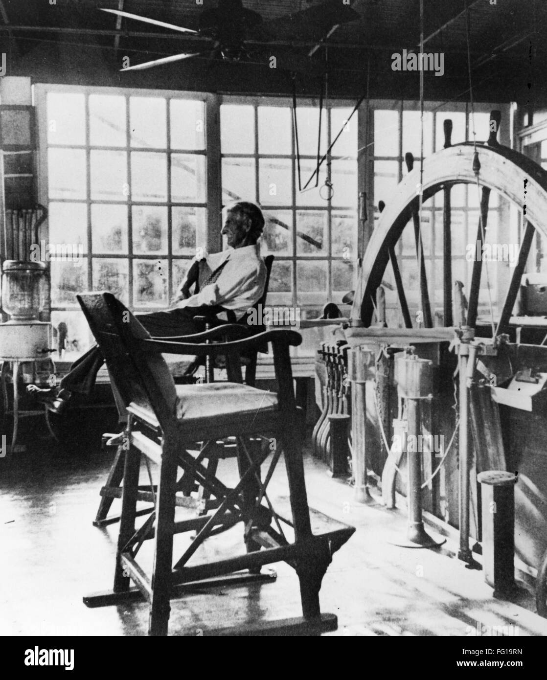 STEAMBOAT: PILOT HOUSE. /nPilot house of the steamboat 'Sprague' of New ...