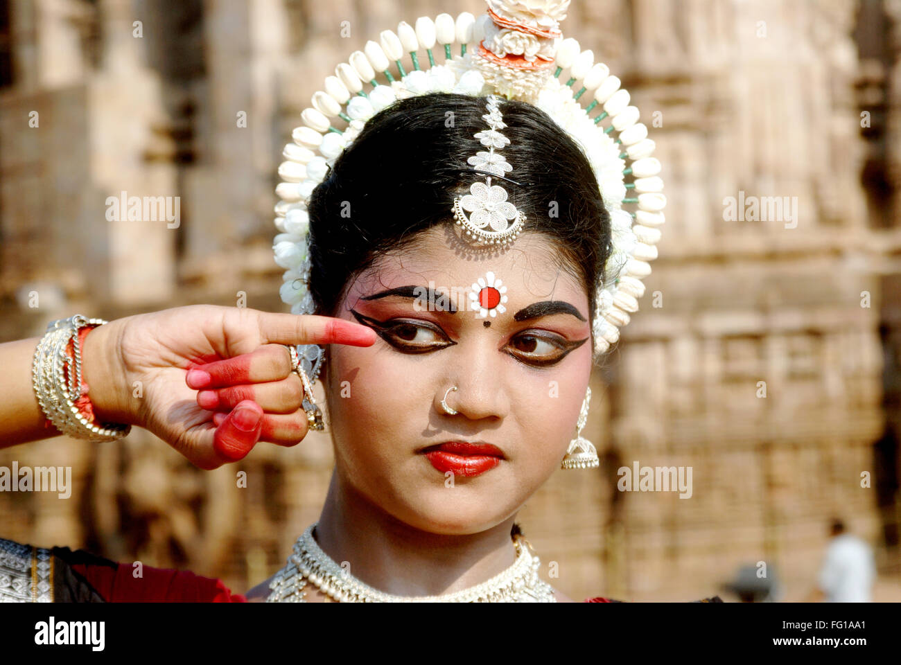 Dancer performing classical traditional odissi dance MR# 736C Stock ...