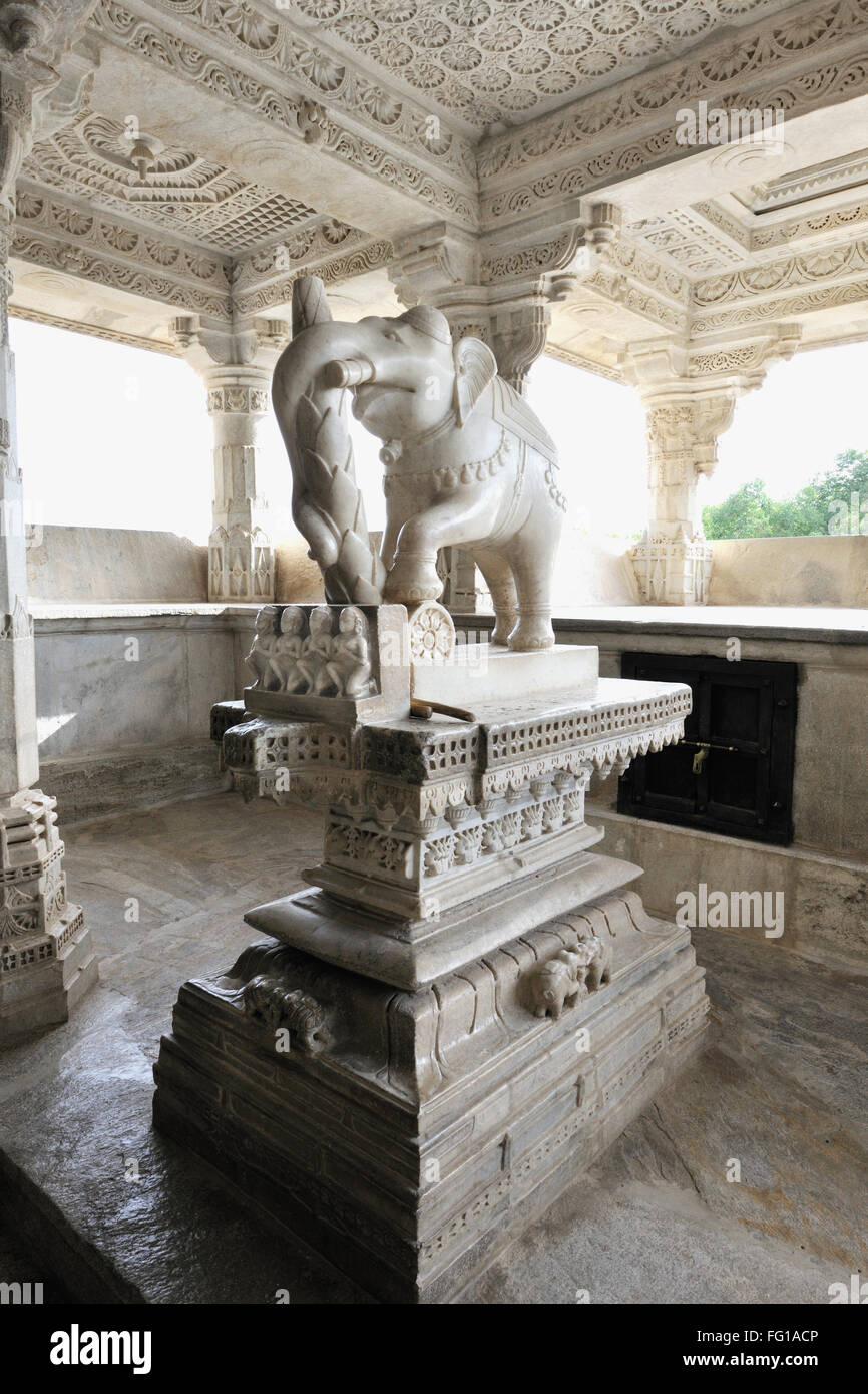 Adinath Jain Temple Ranakpur Rajasthan India Asia June 2010 Stock Photo ...