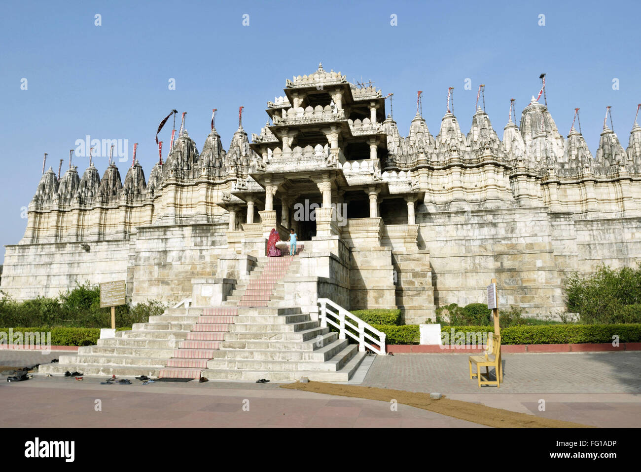 Adinath Jain Temple Ranakpur Rajasthan India Asia June 2010 Stock Photo ...