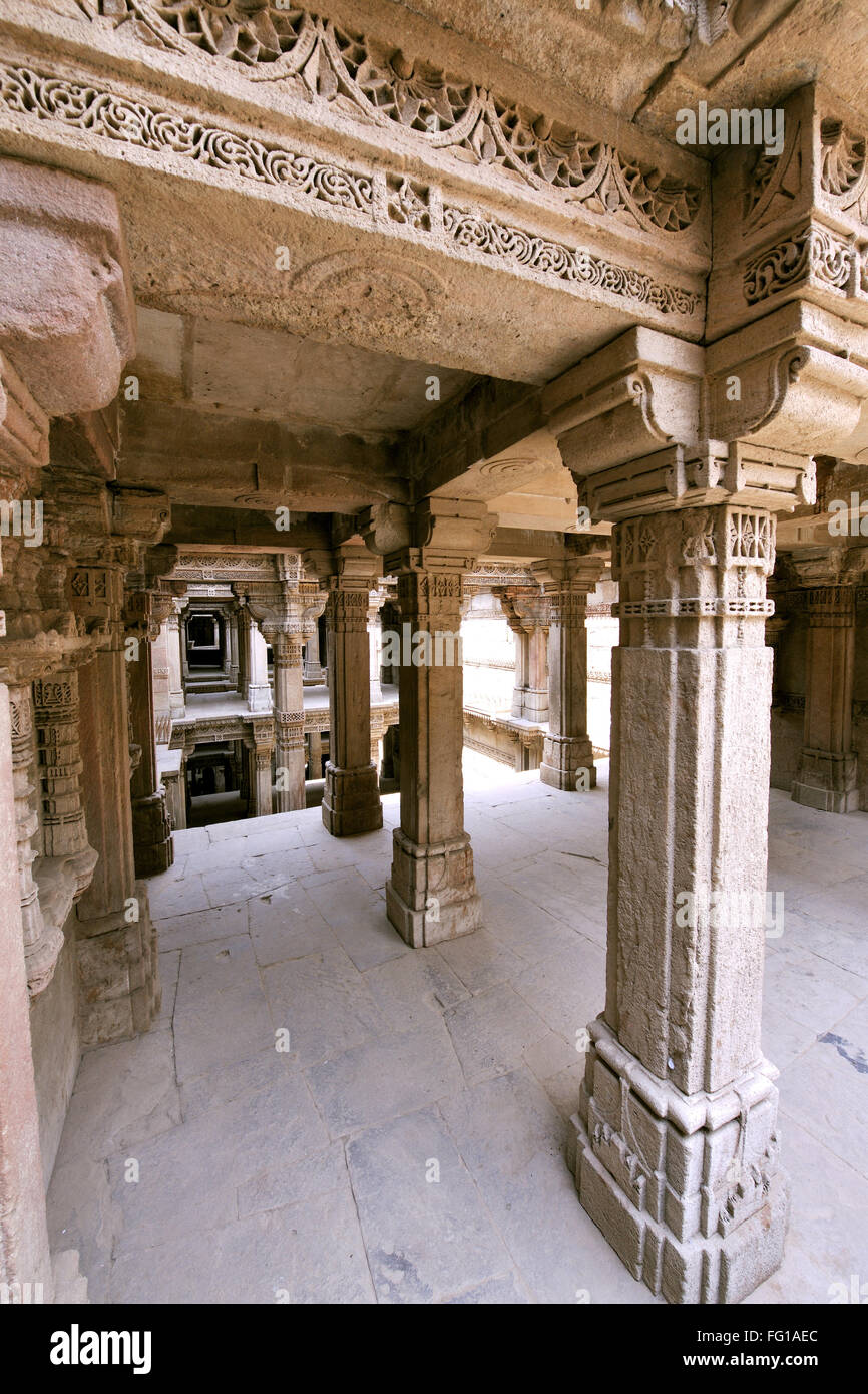 Step well Adalaj Vav Ahmedabad Gandhi Nagar Gujarat India Asia Stock ...