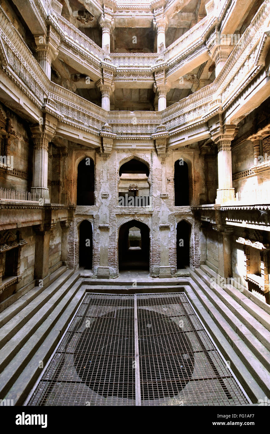 Step well Adalaj Vav Ahmedabad Gandhi Nagar Gujarat India Asia Stock ...