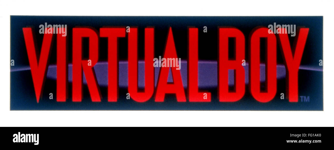 NINTENDO: VIRTUAL BOY, 1995. /nLogo for the Nintendo 3-D video game ...