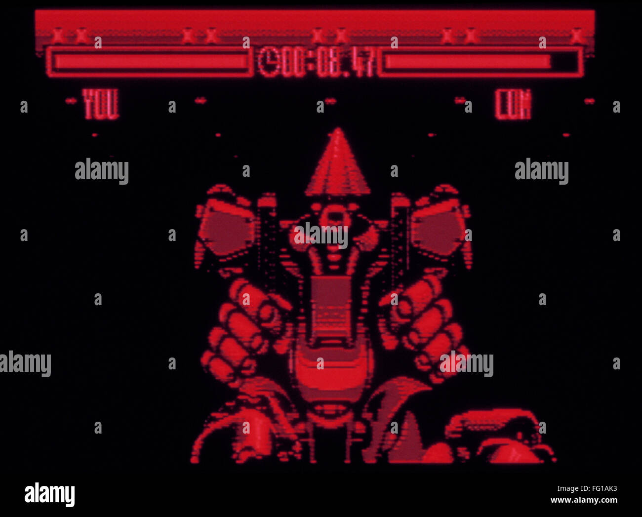 NINTENDO: VIRTUAL BOY, 1995. /nA screen from the video game ...