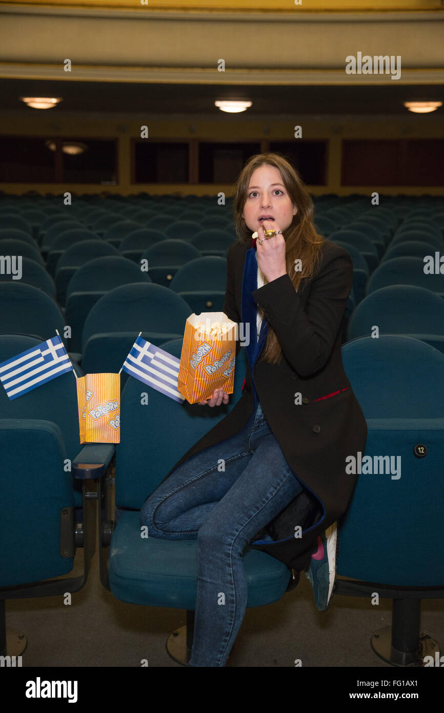 Sandra von Ruffin is promoting the upcoming Greek Film Festival Hellas ...