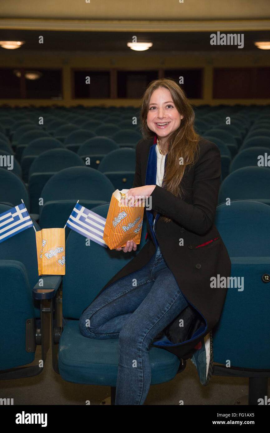 Sandra von Ruffin is promoting the upcoming Greek Film Festival Hellas ...