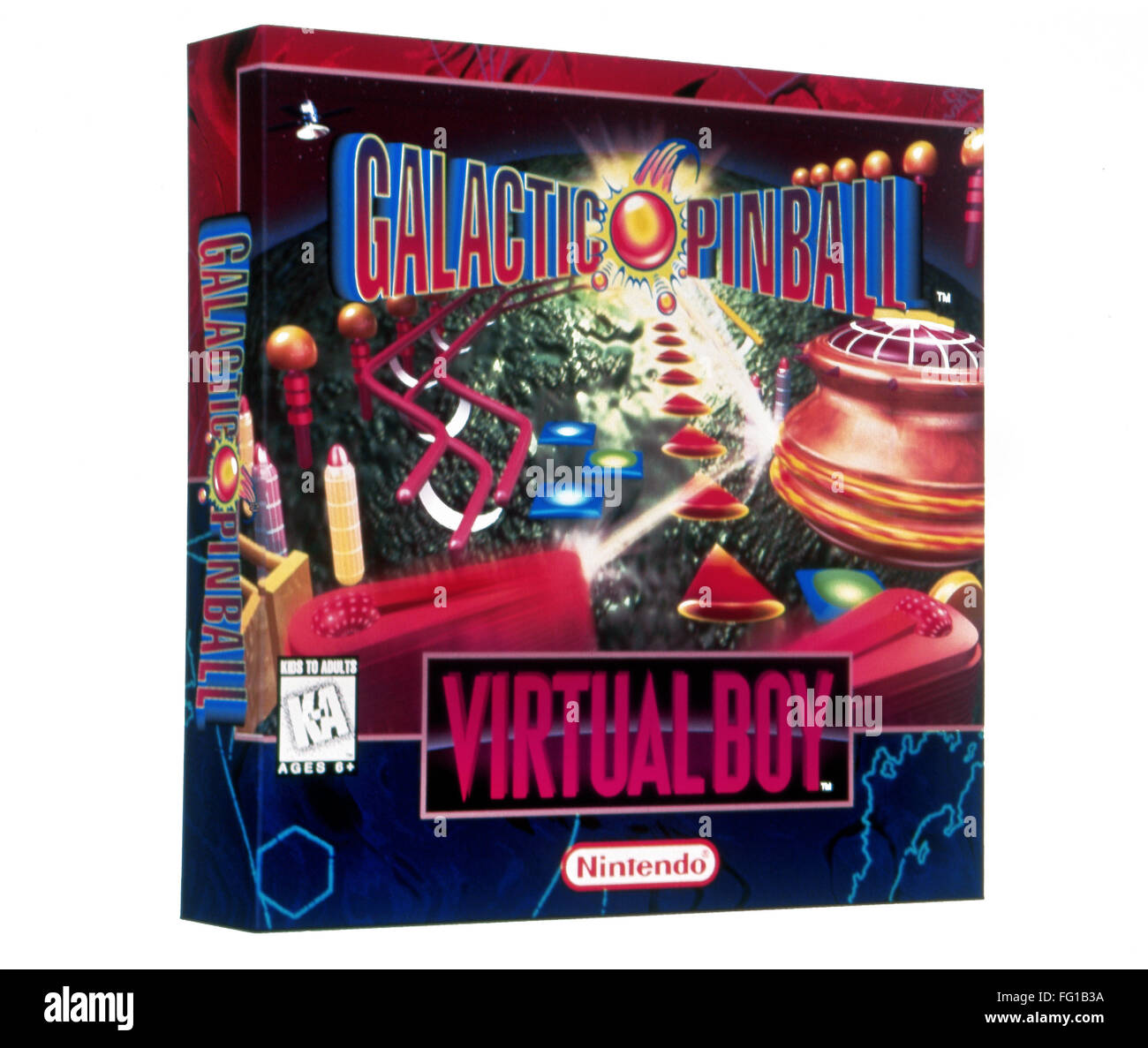 NINTENDO: VIRTUAL BOY, 1995. /nGalactic Pinball, a game for the ...