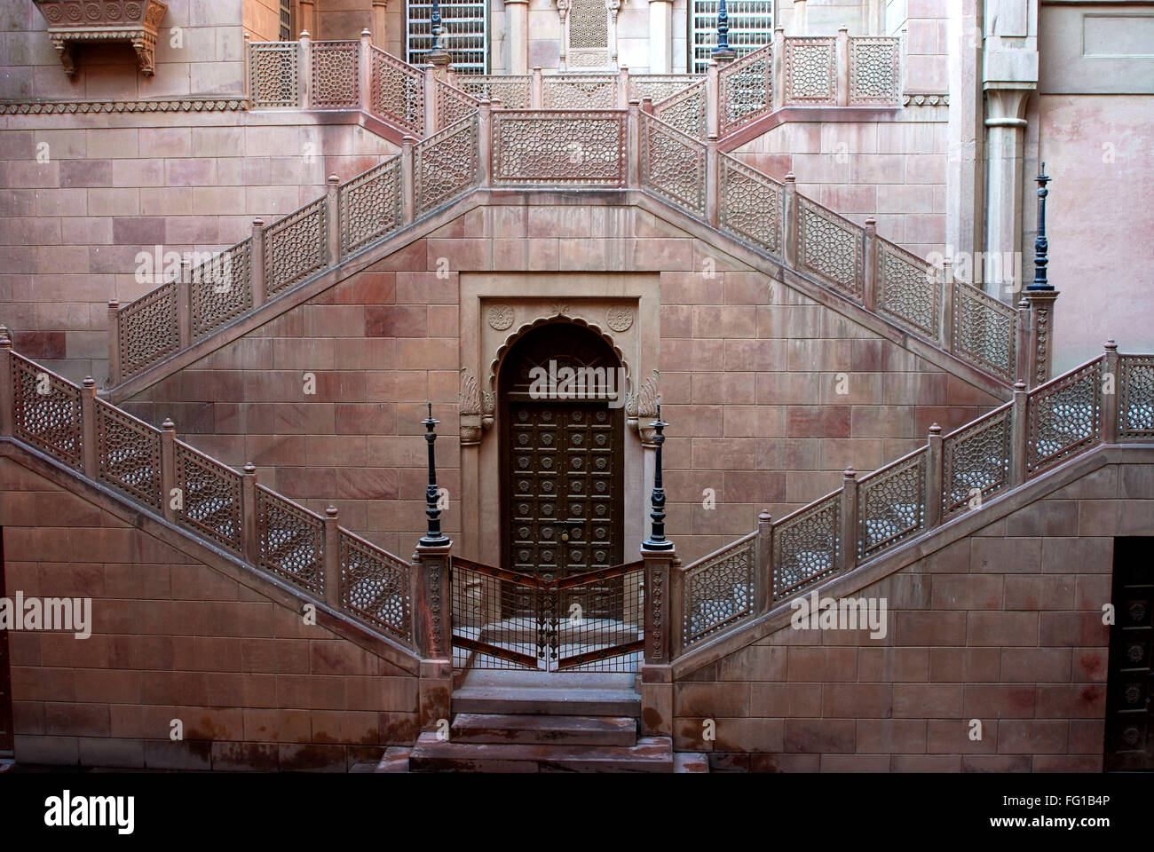Steps inside junagarh fort , Bikaner , Rajasthan , India Stock Photo ...