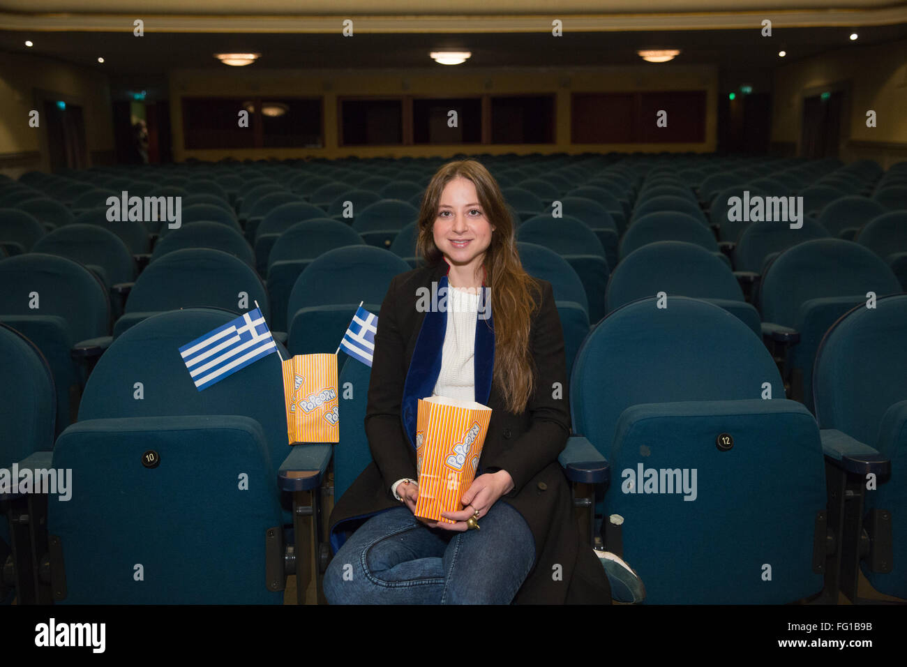Sandra von Ruffin is promoting the upcoming Greek Film Festival Hellas ...