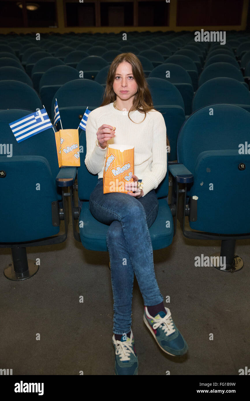 Sandra von Ruffin is promoting the upcoming Greek Film Festival Hellas ...