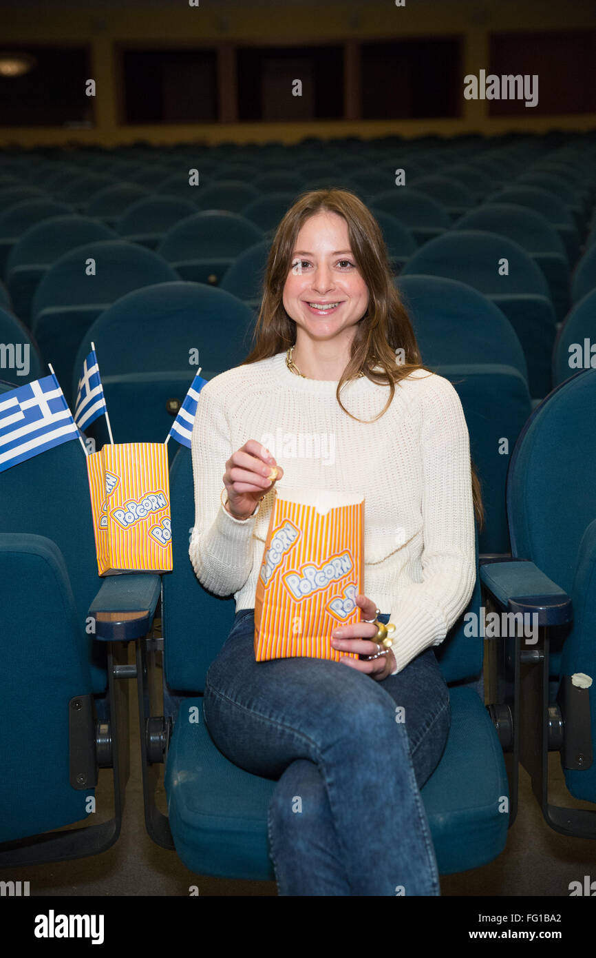 Sandra von Ruffin is promoting the upcoming Greek Film Festival Hellas ...