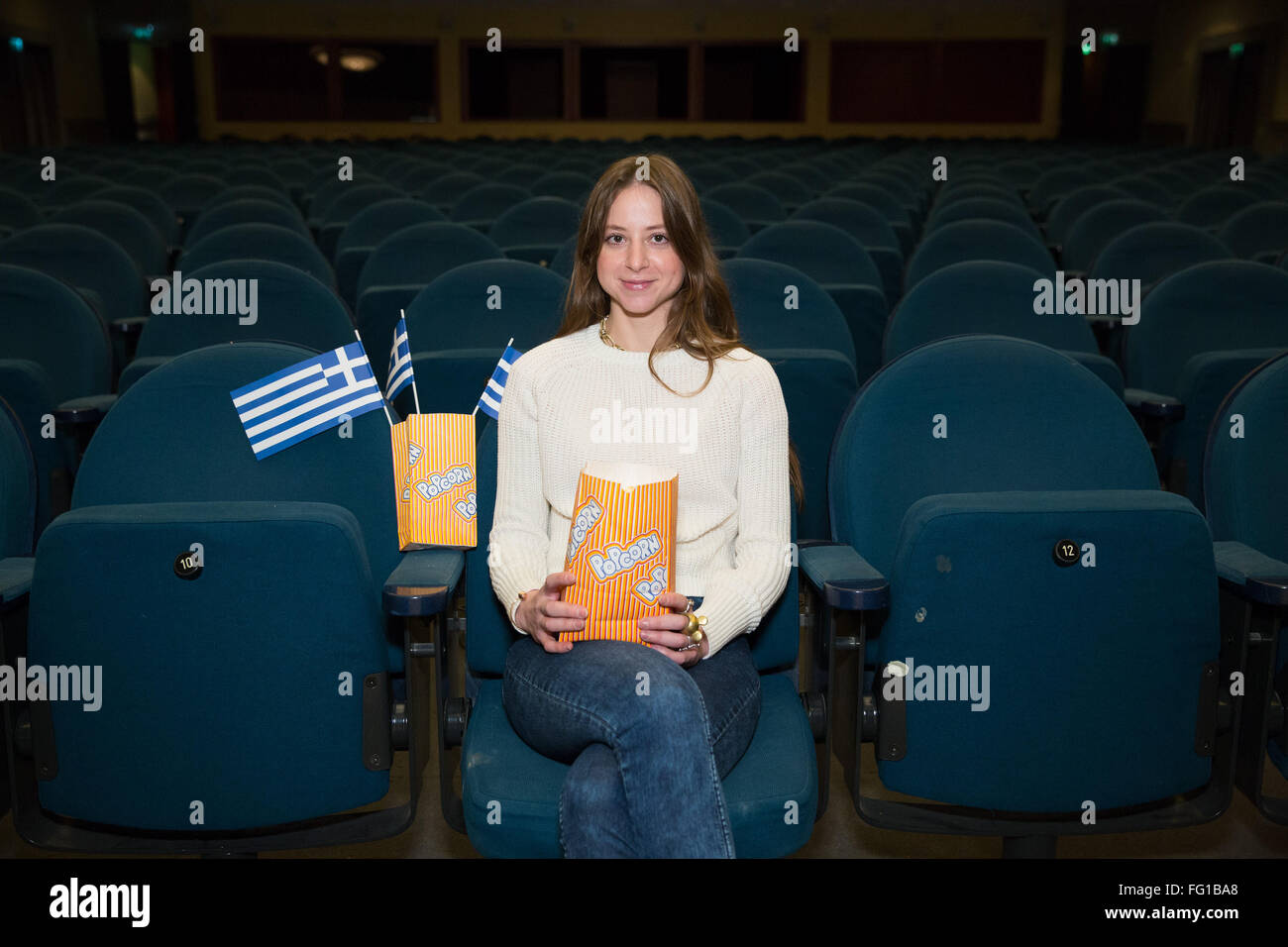 Sandra von Ruffin is promoting the upcoming Greek Film Festival Hellas ...