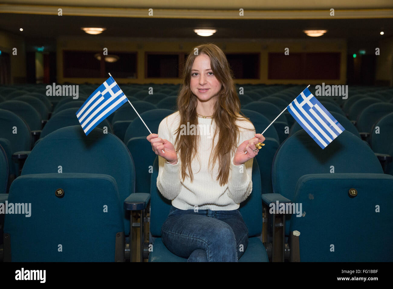 Sandra von Ruffin is promoting the upcoming Greek Film Festival Hellas ...
