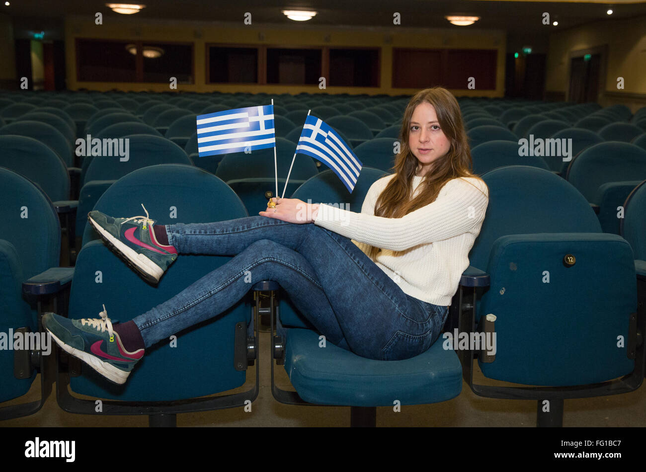 Sandra von Ruffin is promoting the upcoming Greek Film Festival Hellas ...