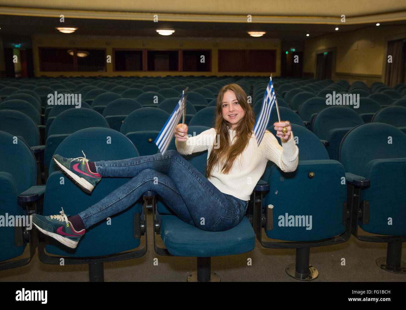 Sandra von Ruffin is promoting the upcoming Greek Film Festival Hellas ...