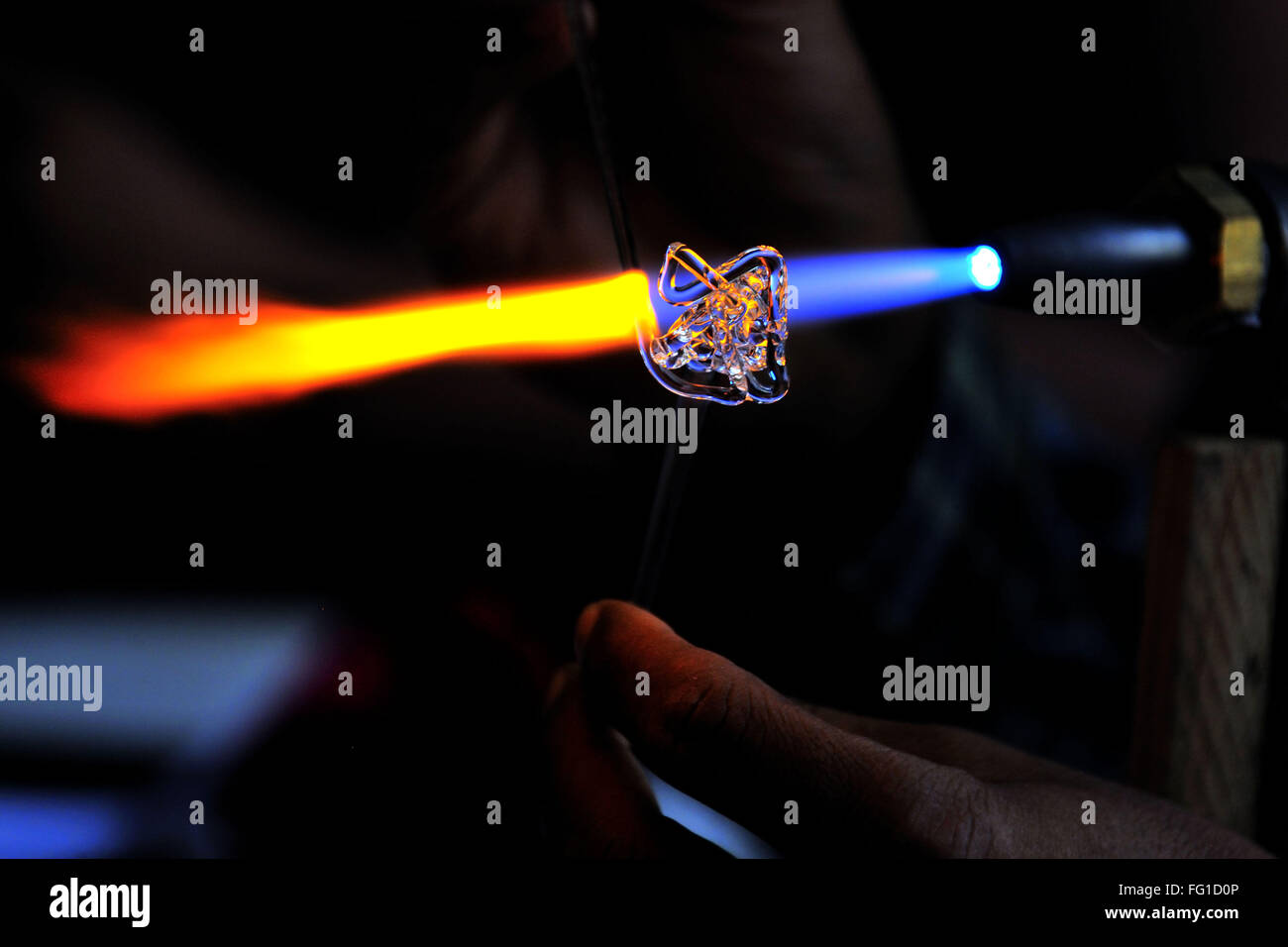 Glass Handicraft Surat Gujarat India Asia Dec 2010 Stock Photo - Alamy