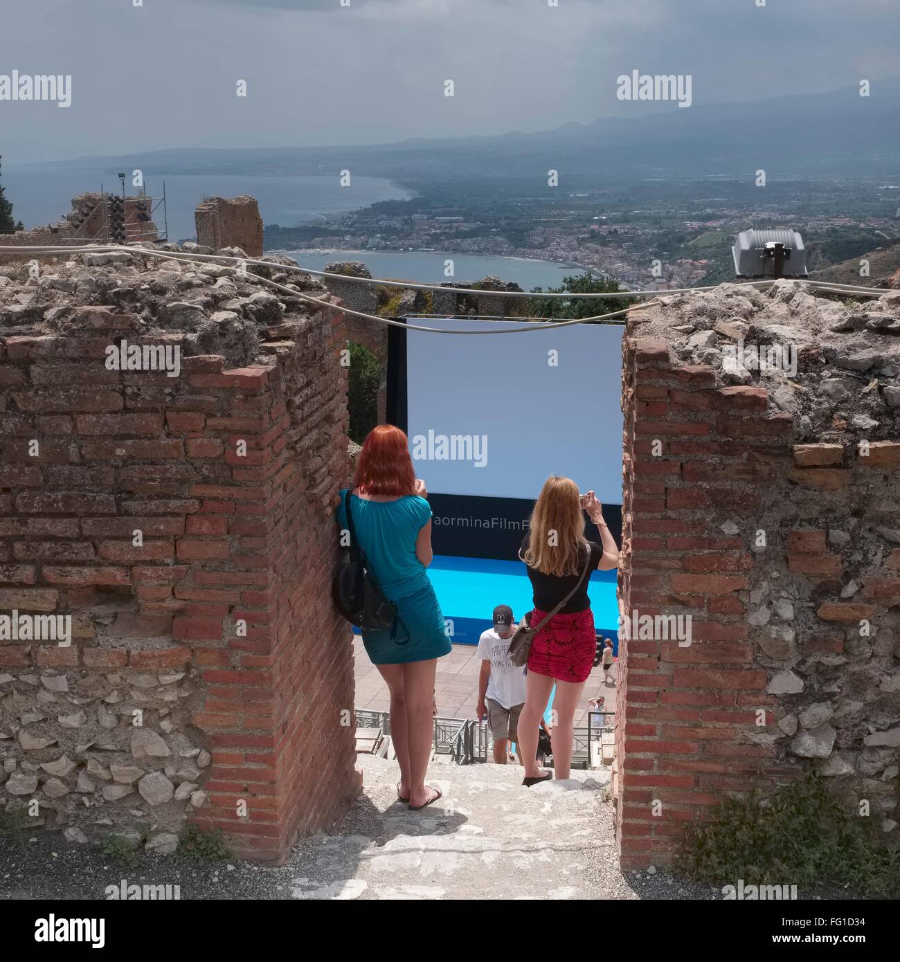 Taormina arte sicily hi-res stock photography and images - Alamy