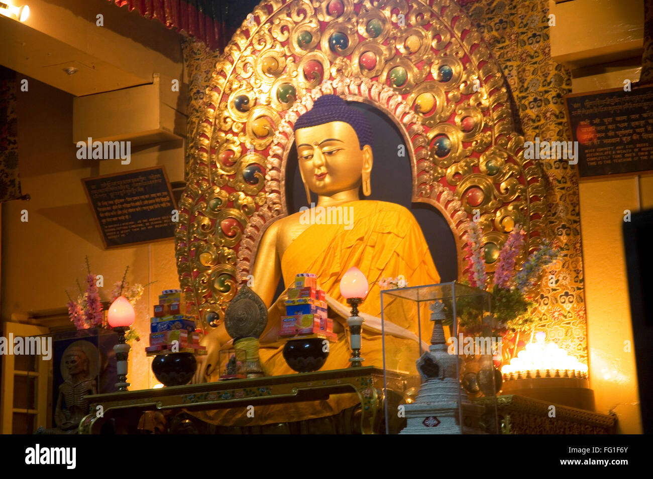 Sakyamuni Buddha idol Tsuglagkhang complex Dalai lama temple , Mcleod ...