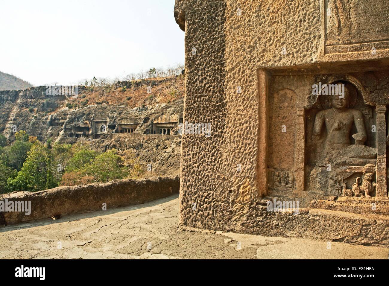 Ajanta Caves Maharashtra India Stock Photo - Alamy