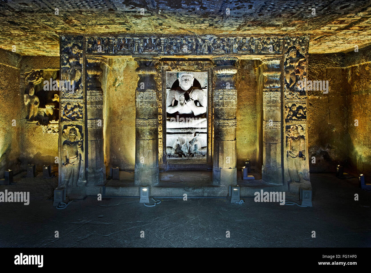 Ajanta Caves Maharashtra India Stock Photo - Alamy