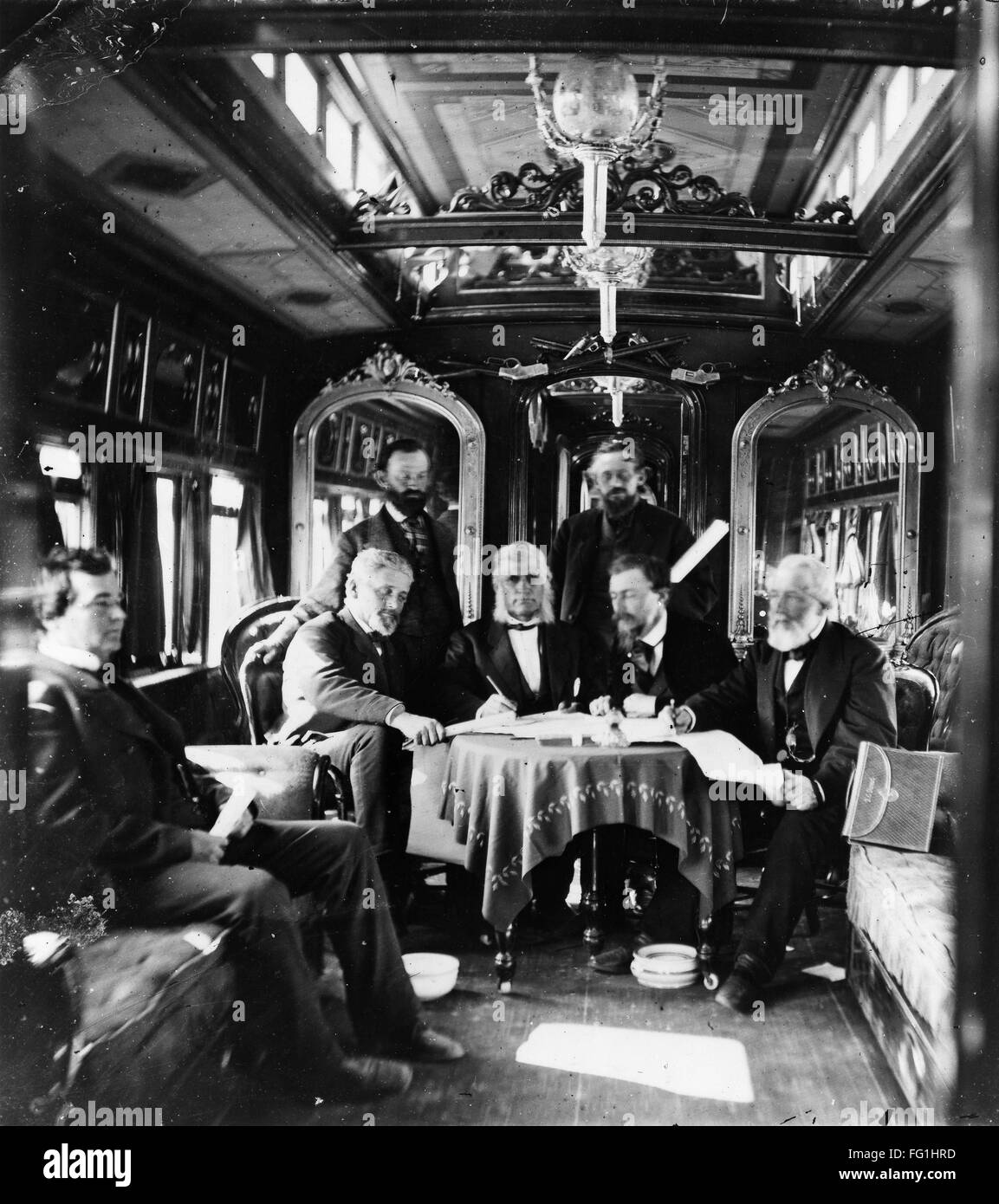 RAILROAD DIRECTORS, c1868. /nThe directors of the Union Pacific ...