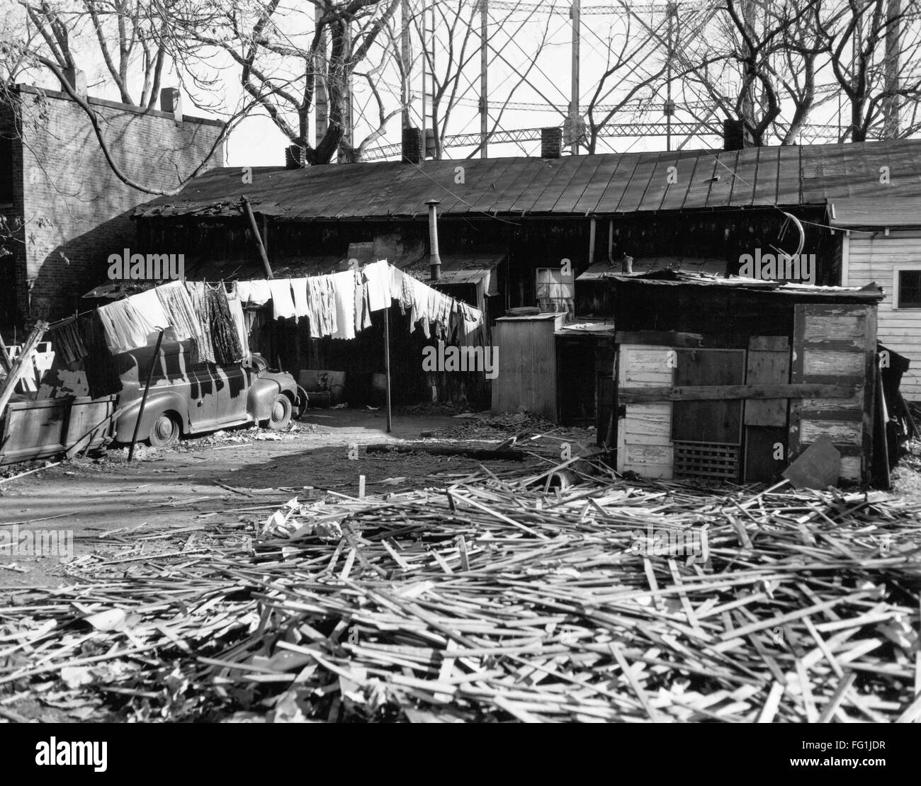 WASHINGTON D.C.: SLUM. /nA shack in the southwest area of Washington, D ...