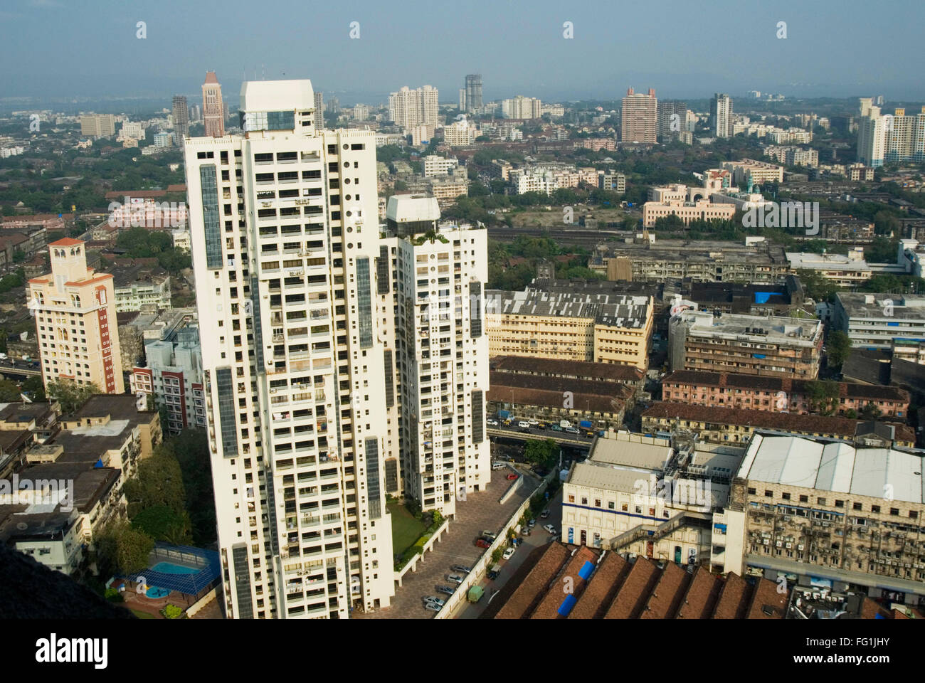 An Aerial View of Modern Architecture Lower Parel, Mumbai Bombay ...