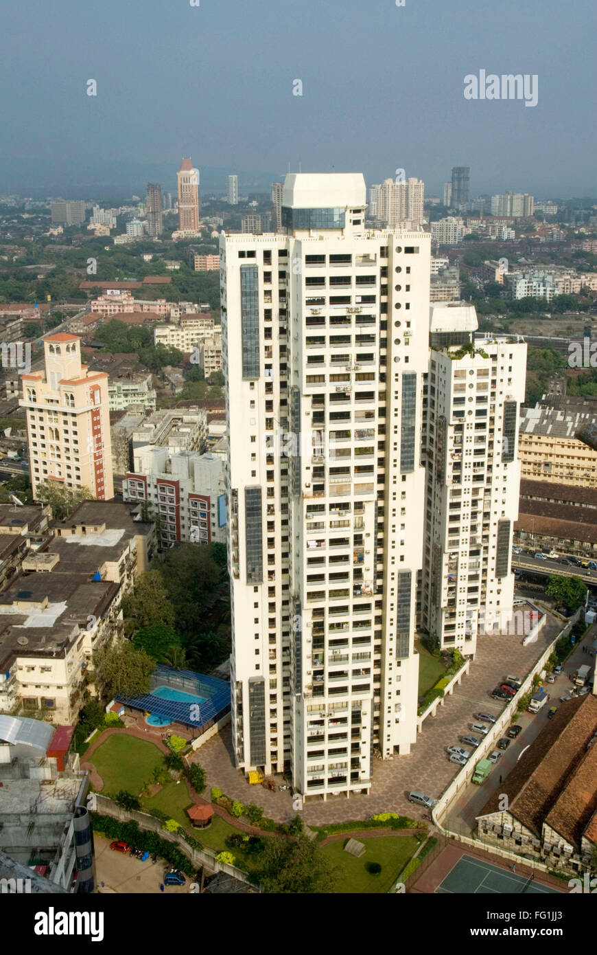 An Aerial View of Modern Architecture in Lower Parel, Mumbai Bombay ...