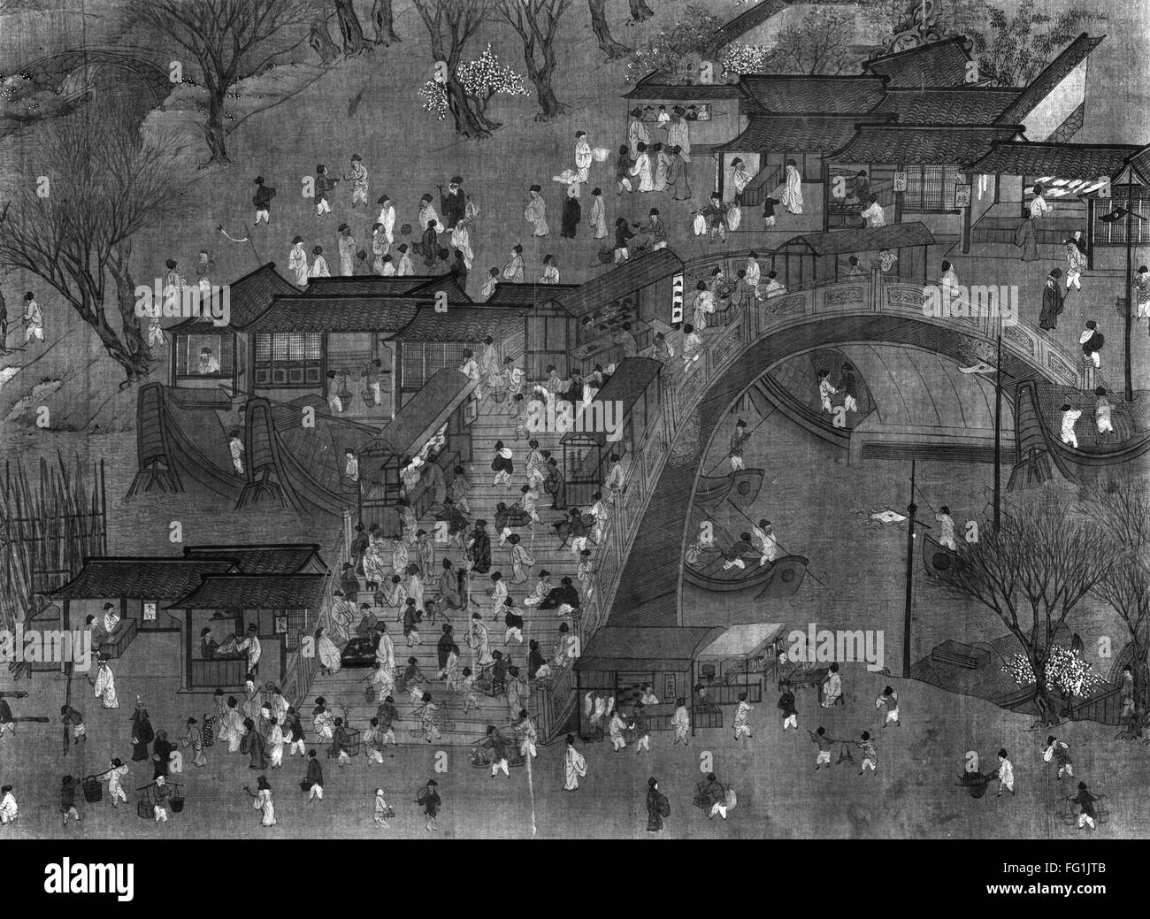 CHINA: QINGMING FESTIVAL. /n'Going Upriver on the Quingming Festival ...