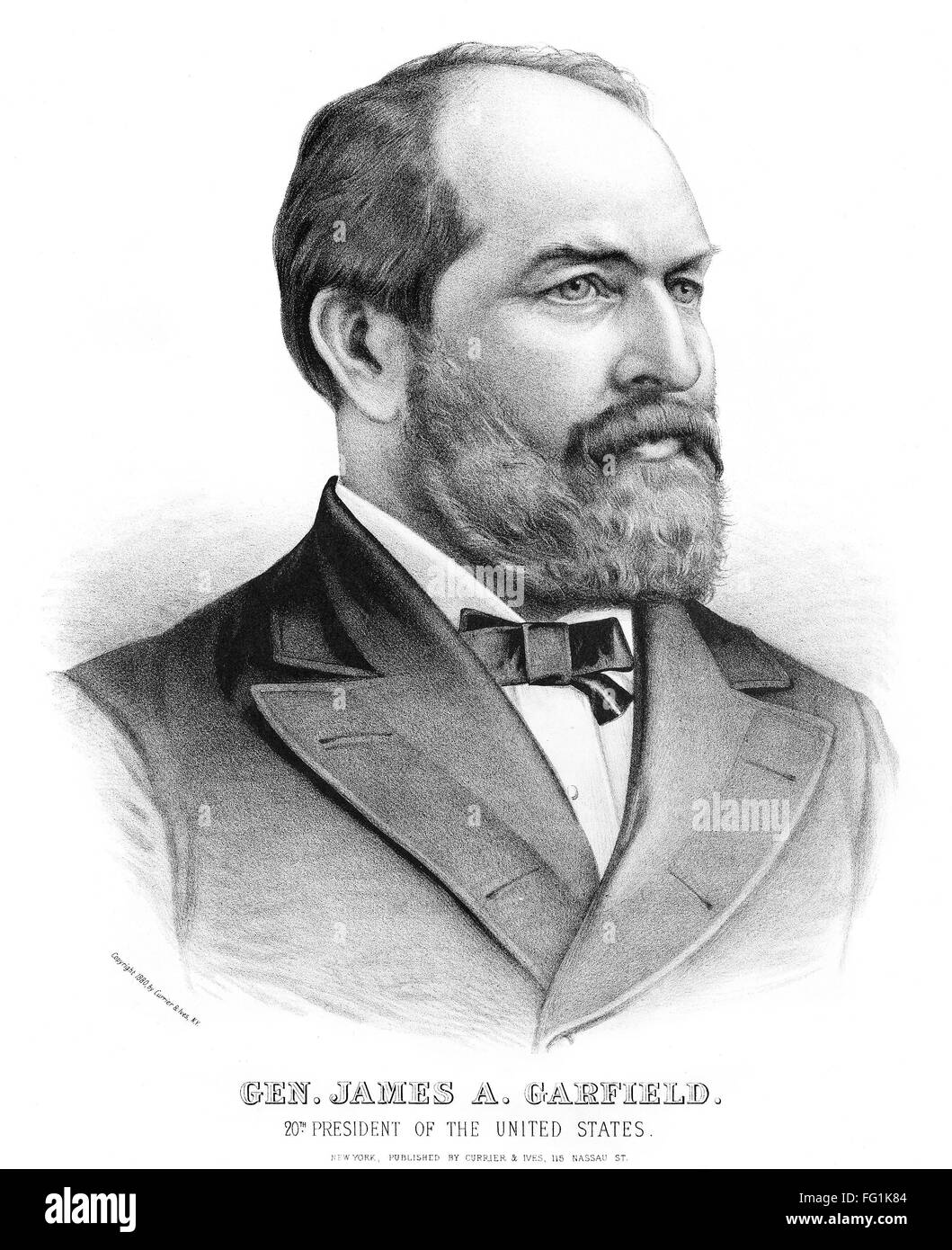 JAMES A. GARFIELD (1831-1881). /n20th President of the United States ...