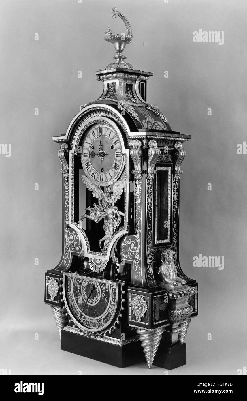 ANTIQUE CLOCK. /nAn antique French clock that indicates the weather ...