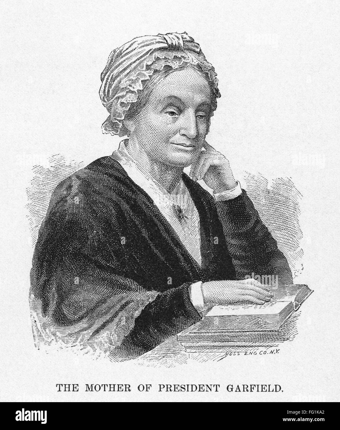 ELIZA BALLOU GARFIELD /n(1801-1888). Mother of President James A ...