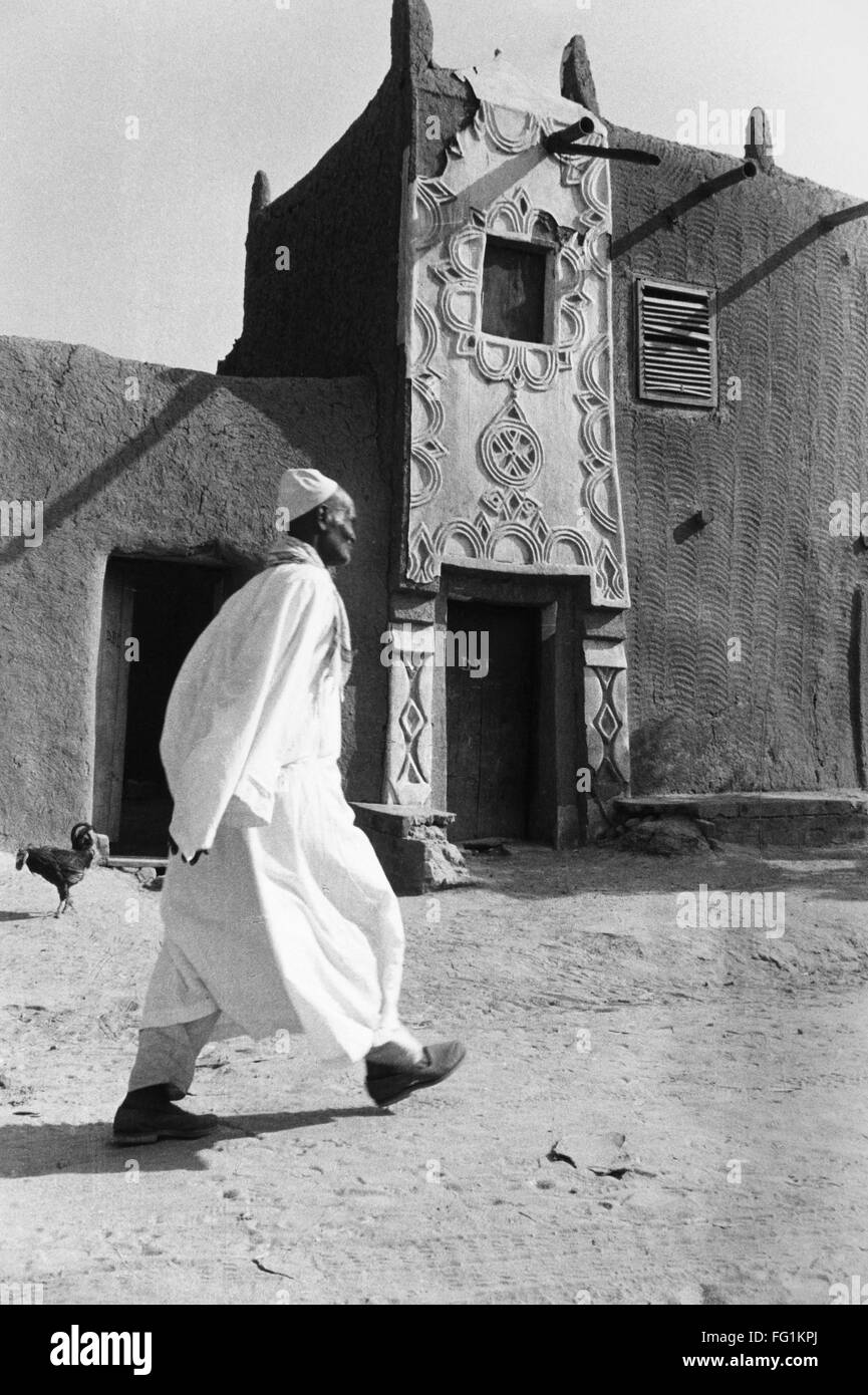 CHAD: STREET SCENE. /nA man on the street in Chad. Photograph by Omar ...