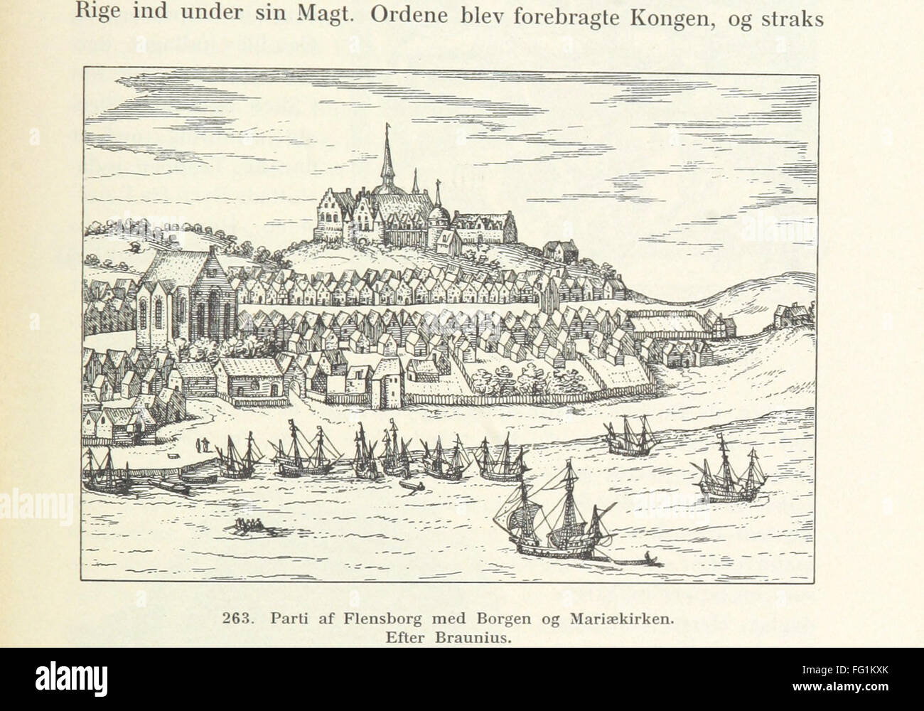This Danish book, 'Danmarks Riges Historie' (History of the Kingdom of Denmark), is a historical ...
