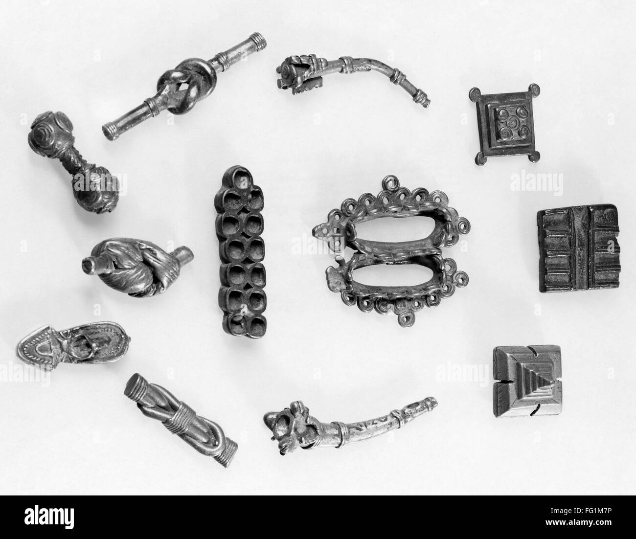 GHANA: GOLD WEIGHTS. /nGold weights made by the Ashanti people from ...