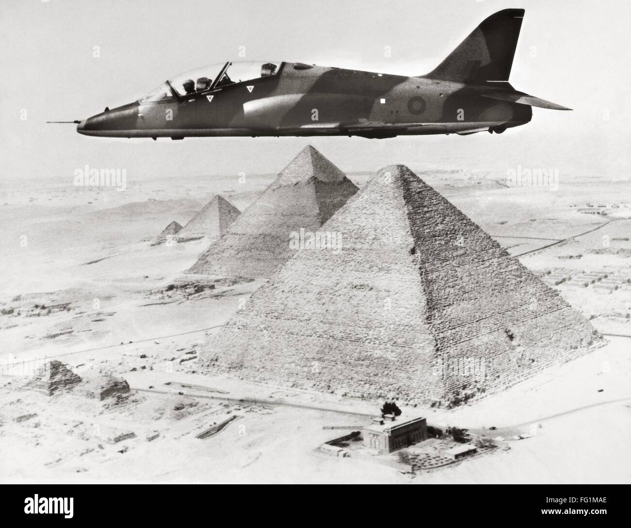 HAWKER SIDDELEY HAWK, 1975. /nA Hawker Siddeley Hawk fighter jet ...