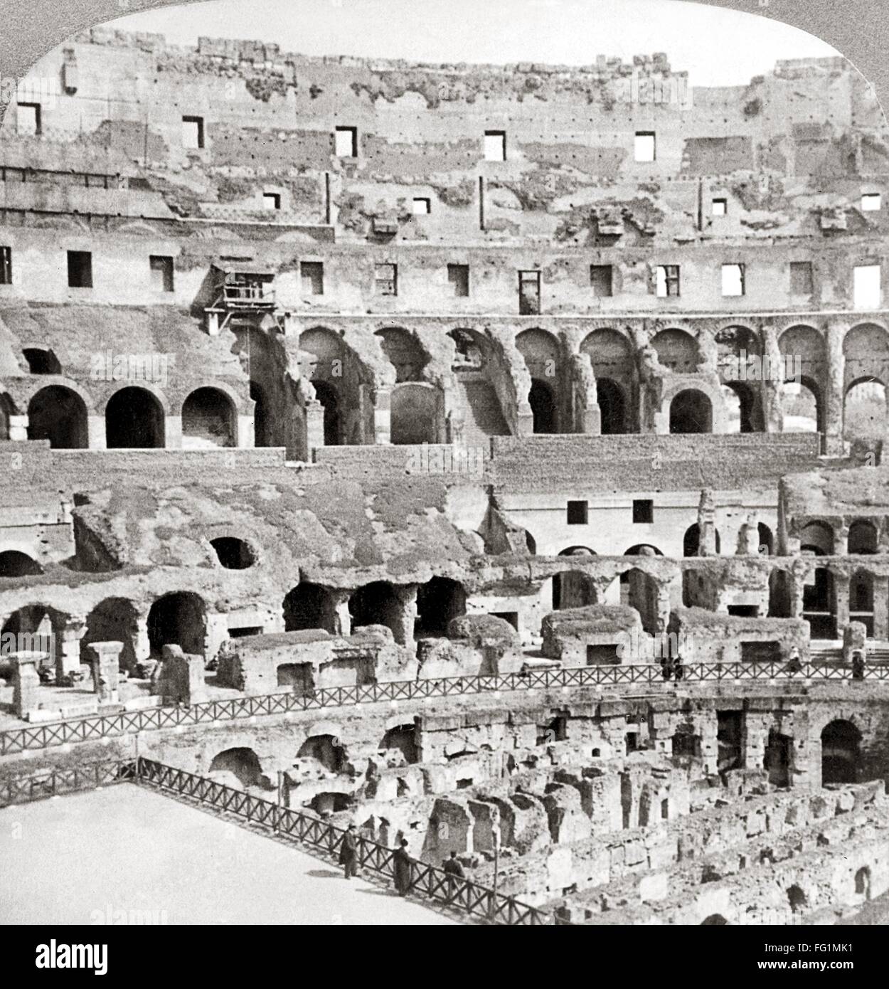 ROME: COLOSSEUM, c1904. /nInterior view of the ruins of the Colosseum ...
